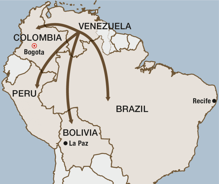 Venezuela and neighbouring countries | Caritas Switzerland