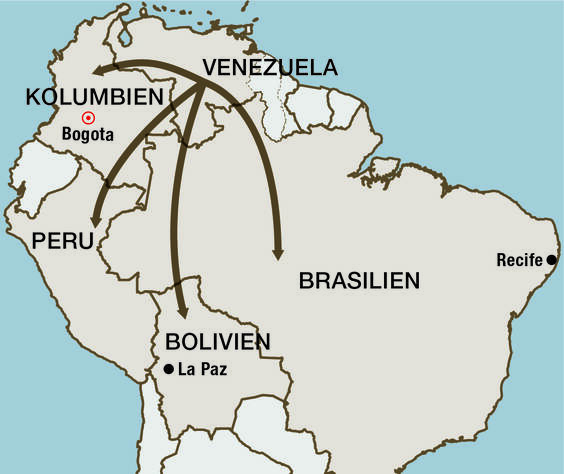 Venezuela and neighbouring countries | Caritas Switzerland